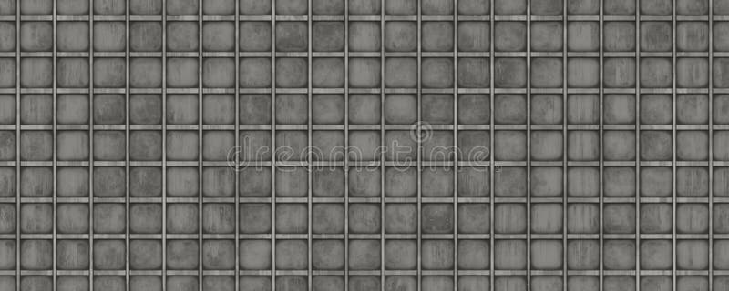 Iron Grid Wall Texture Background Stock Illustration - Illustration of ...