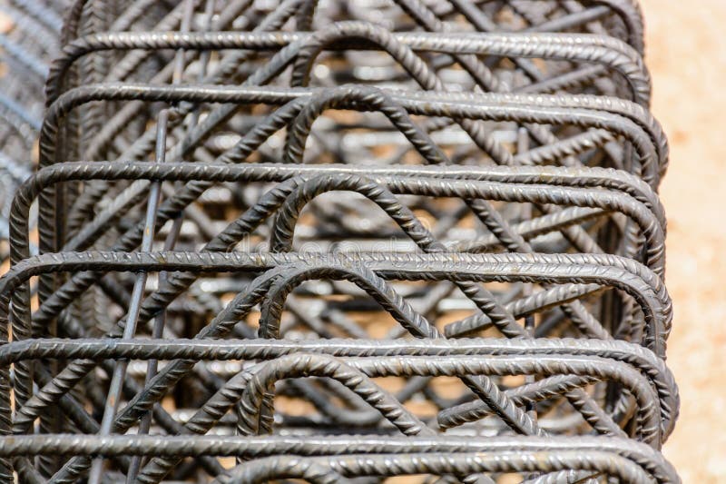 Iron Grids Used in the Construction Stock Photo - Image of design ...