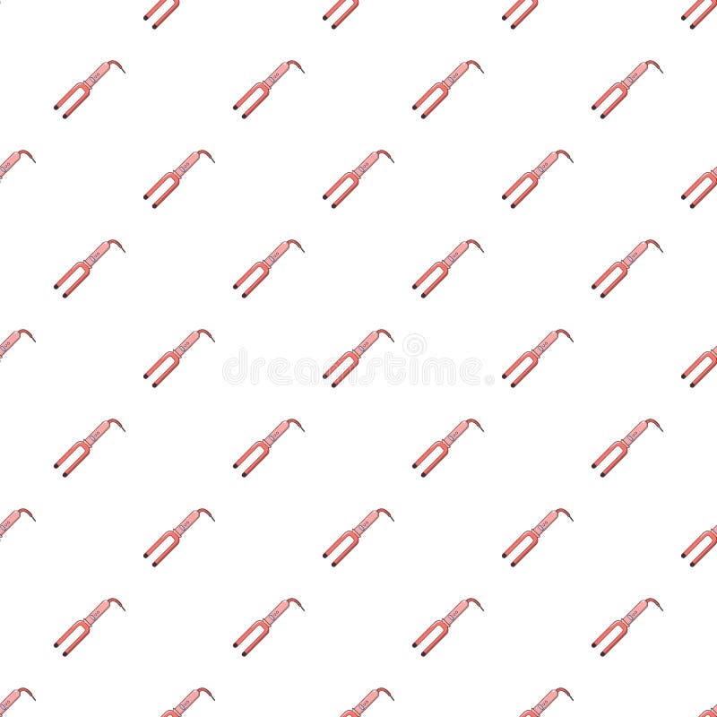Iron for Hair Pattern Seamless Stock Vector - Illustration of personal ...