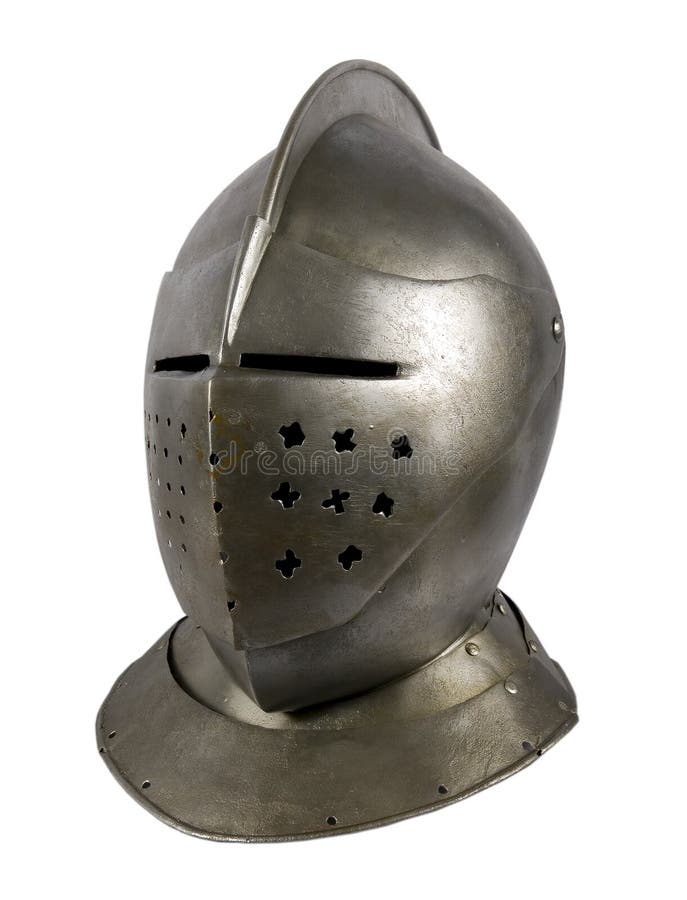 Iron helmet stock image. Image of rivets, knight, tournament - 26099503