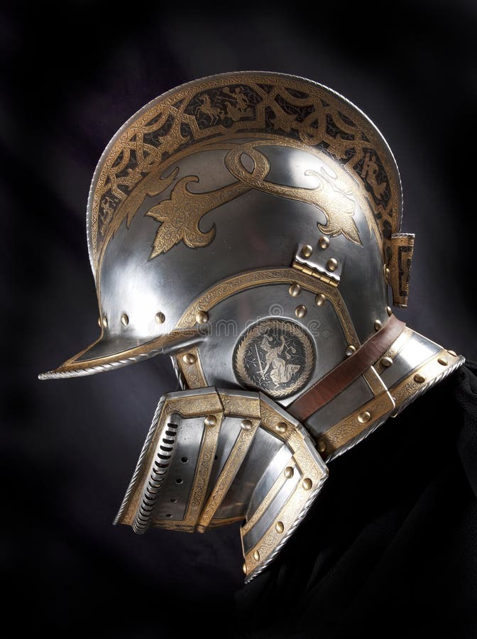 Iron helmet stock image. Image of head, protection, knight - 25664319