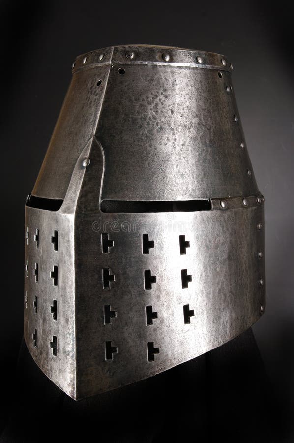 Iron helmet stock image. Image of metal, medieval, protection - 26342505