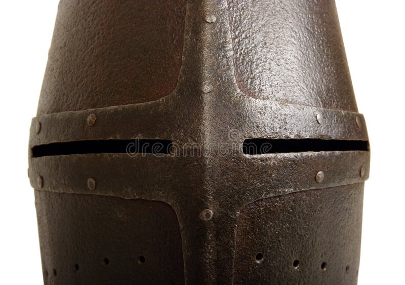 Iron helmet stock image. Image of forged, rivets, medieval - 8871065