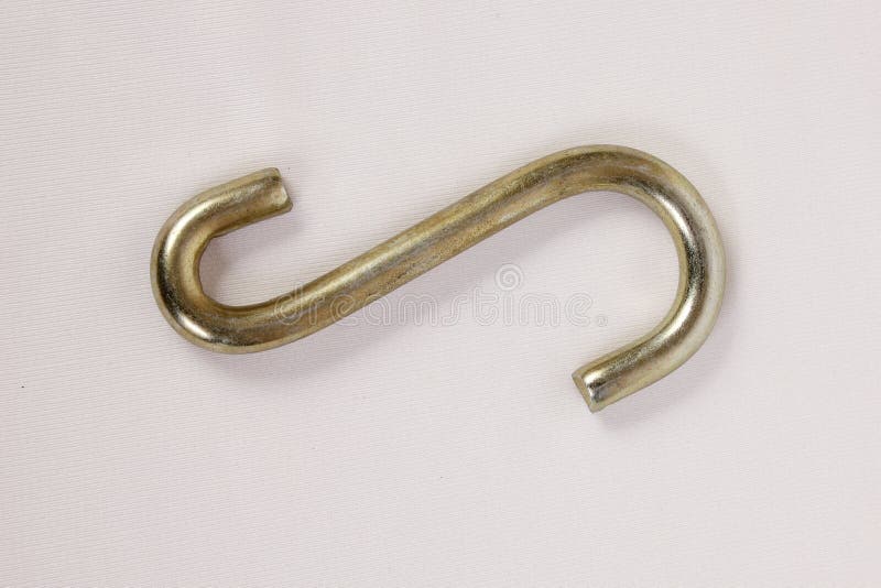 An Iron Hook Used for Various Purposes Stock Photo - Image of heavy ...