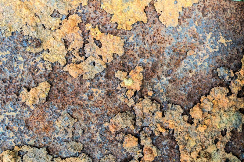 Rust forming on Iron Plate stock image. Image of peeling - 4718355