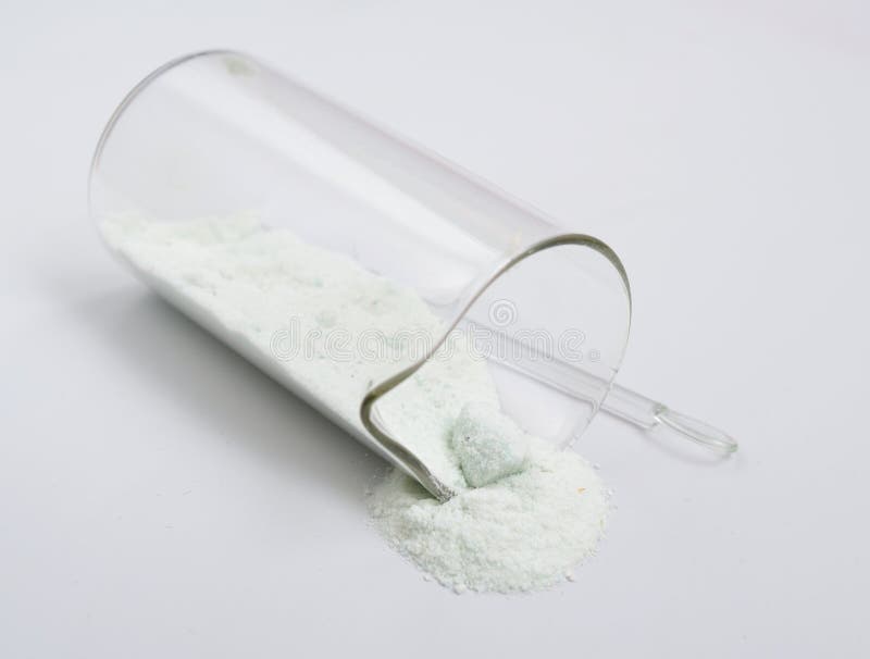 Iron II Sulfate, Iron II Sulphate or Ferrous Sulfate. Stock Photo ...