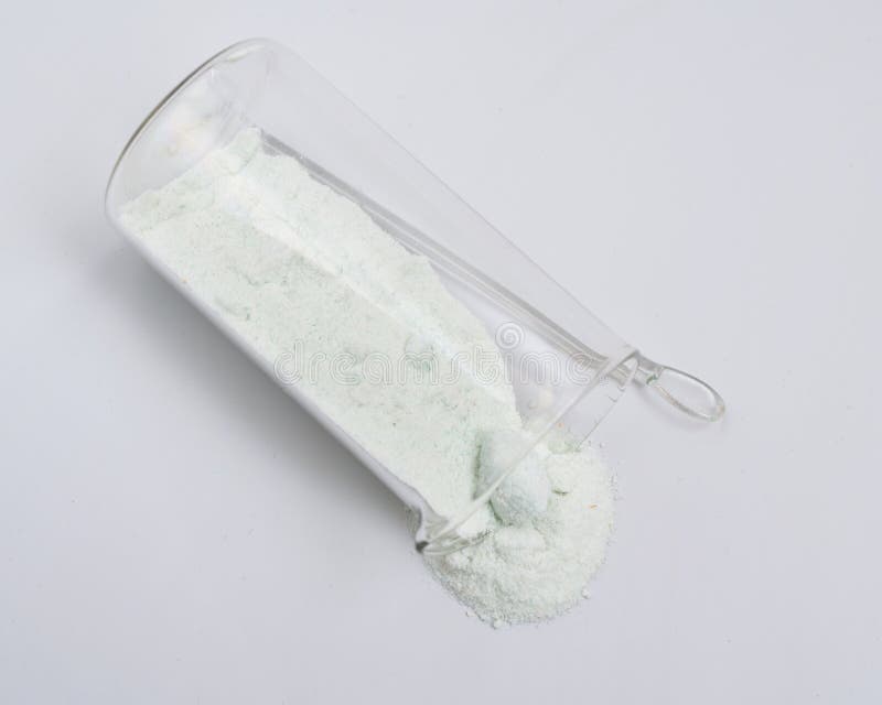 Iron II Sulfate, Iron II Sulphate or Ferrous Sulfate. Stock Photo ...