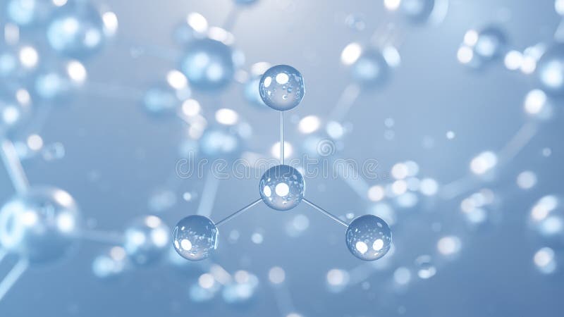 Iron(iii) Chloride Molecular Structure 3d, Flat Model, Inorganic ...