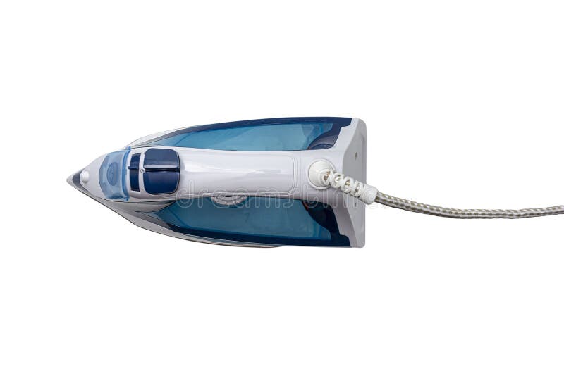 Iron for Ironing Things on a White Isolated Background. Laundry Concept ...
