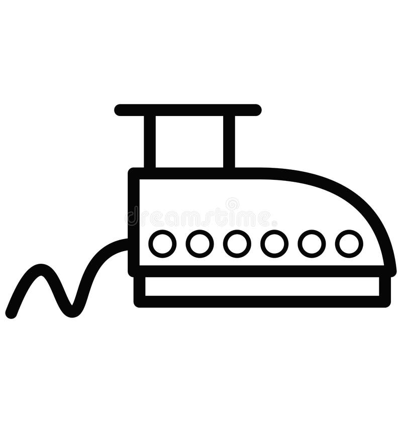 Iron Isolated Vector Icon for Sewing and Tailoring Stock Vector ...