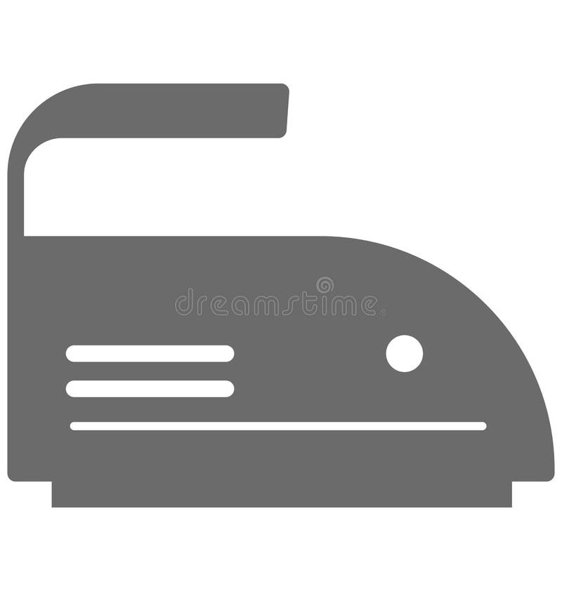Iron Isolated Vector Icon for Sewing and Tailoring Stock Vector ...