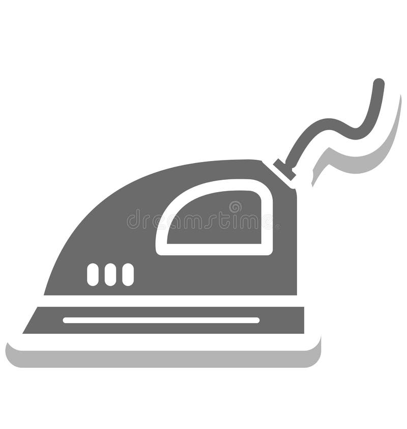 Iron Isolated Vector Icon for Sewing and Tailoring Stock Vector ...