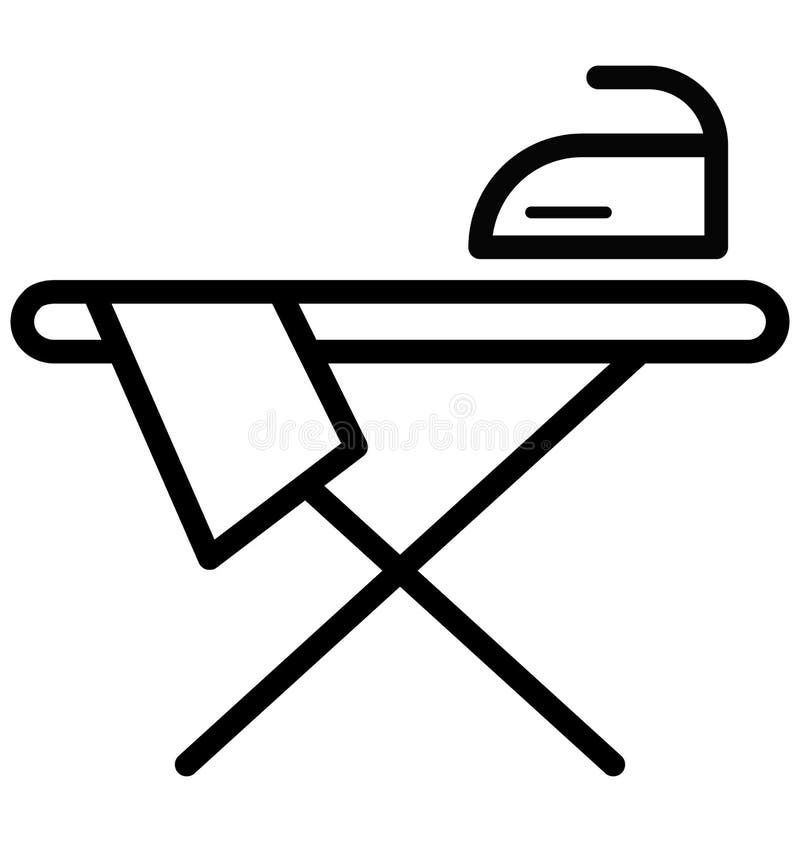 Iron Isolated Vector Icon for Sewing and Tailoring Stock Vector ...