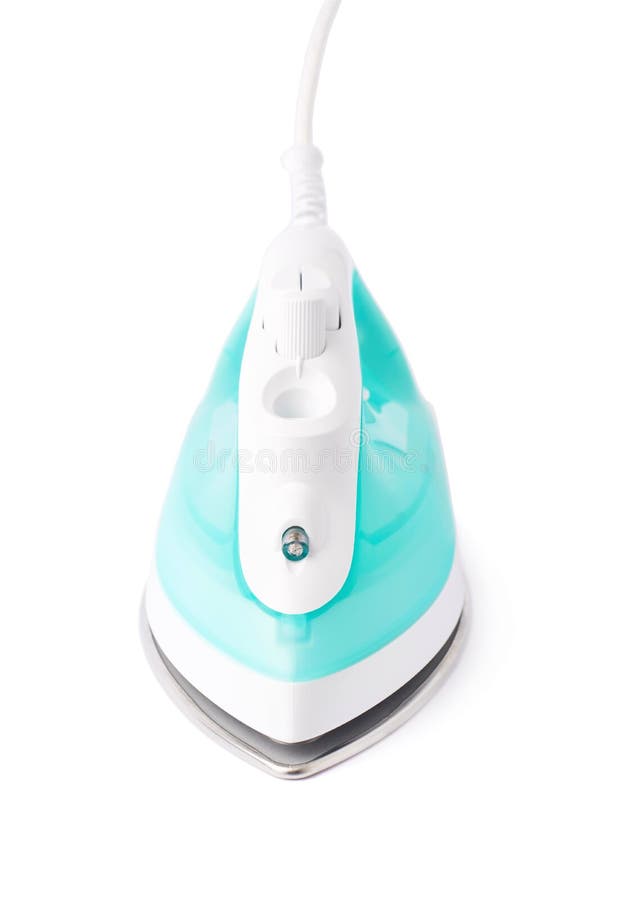 Iron Isolated on a White Background Stock Image - Image of background ...