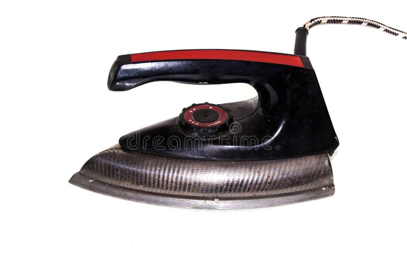 Iron Isolated on White Background Stock Image - Image of iron, metal ...