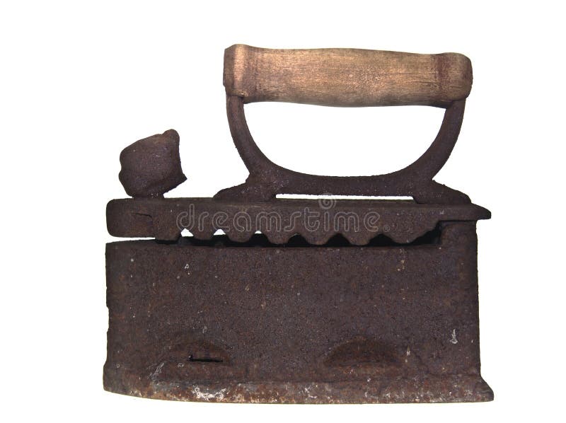 Iron Isolated on White Background Stock Image - Image of iron, metal ...
