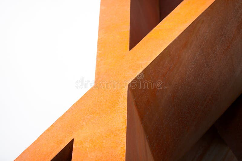 Iron Letter X. Architectural Forms with the Letter X Stock Photo ...