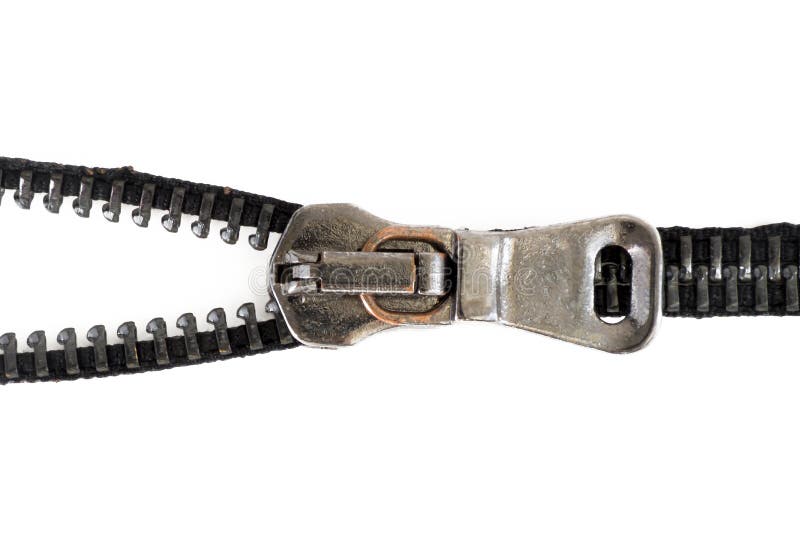 Iron Lightning in the Open Form Isolated on a White Background Close Up ...