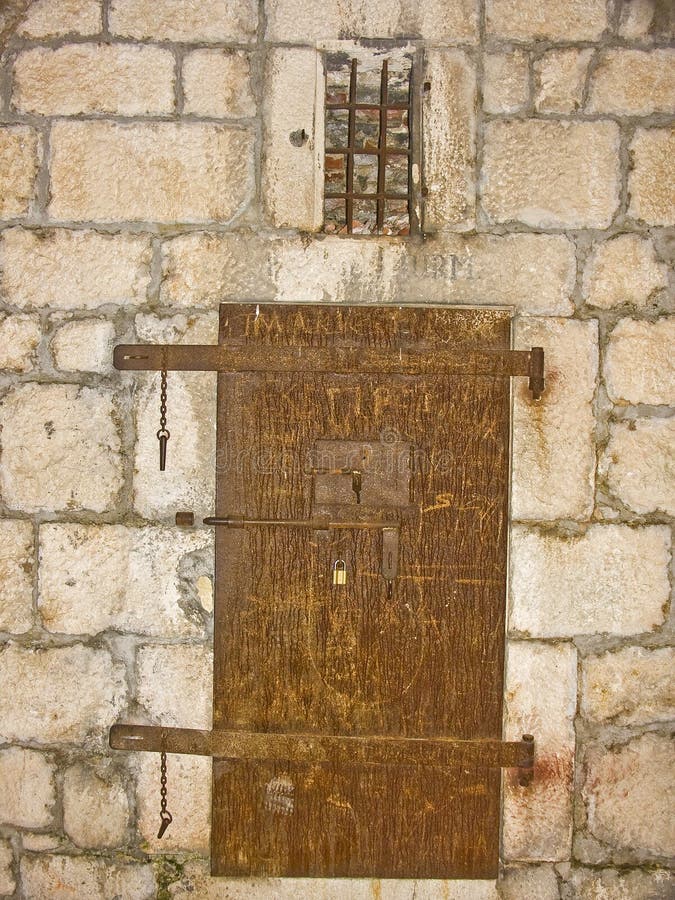 Access To the Castle Prison Stock Photo - Image of archway, locked ...