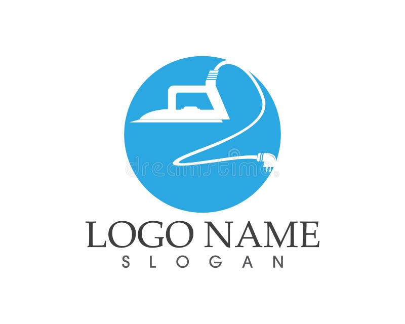 Iron logo design vector stock vector. Illustration of background ...