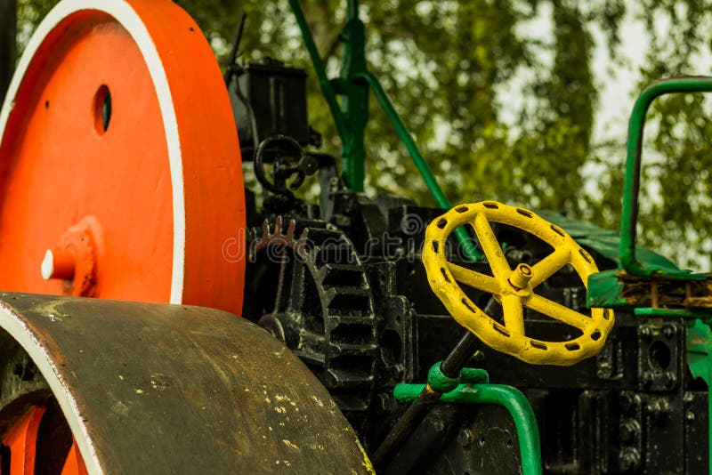Iron machine stock image. Image of zabytkowa, poland - 202507145