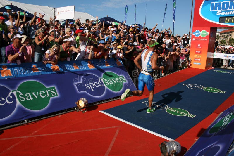 Iron man winner editorial stock photo. Image of tissink - 19123788