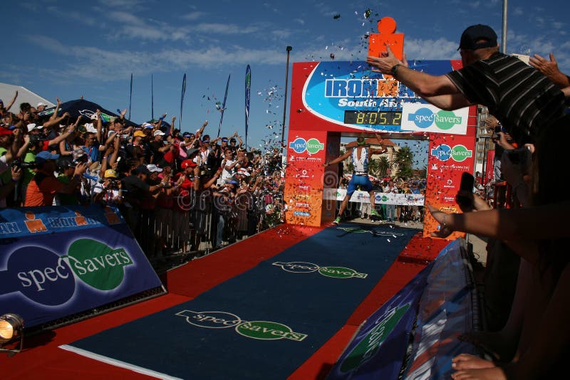 Iron man winner editorial stock photo. Image of tissink - 19123788