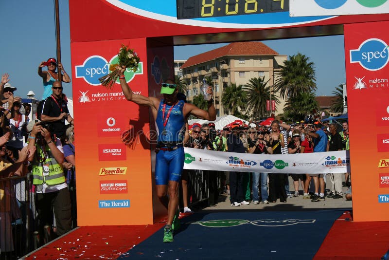 Iron man winner editorial stock photo. Image of tissink - 19123788