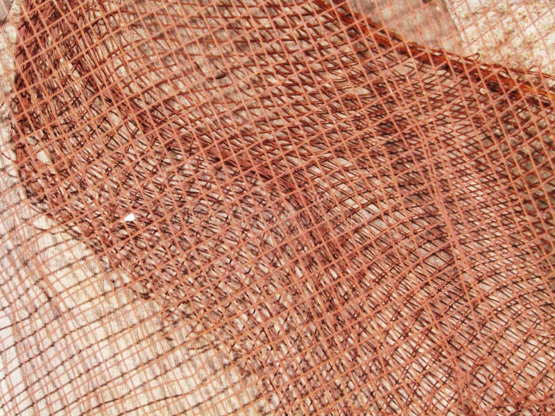 Iron net stock image. Image of brown, iron, mesh, knots - 99064099