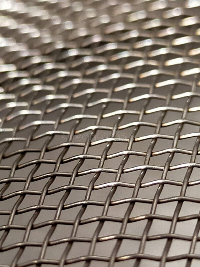 Iron Mesh Has a Unique Texture Stock Photo - Image of wall, floor ...