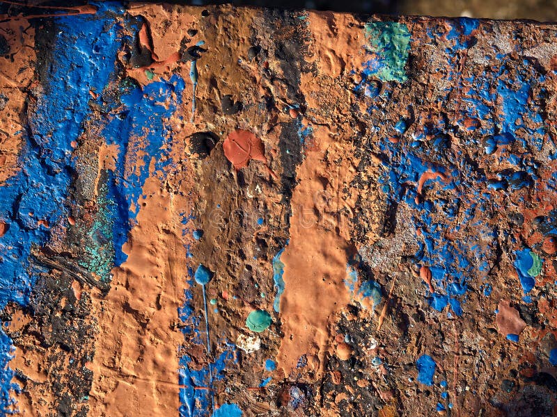 Iron Metal Surface Rust Background Stock Image - Image of material ...