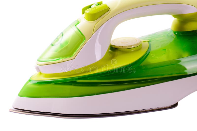 Iron Modern and Powerful Isolated on White Background with Color Stock ...