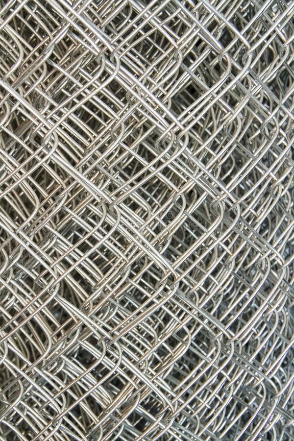 Barbed Wire and Iron Net Roll Stock Image - Image of chain, enclose ...