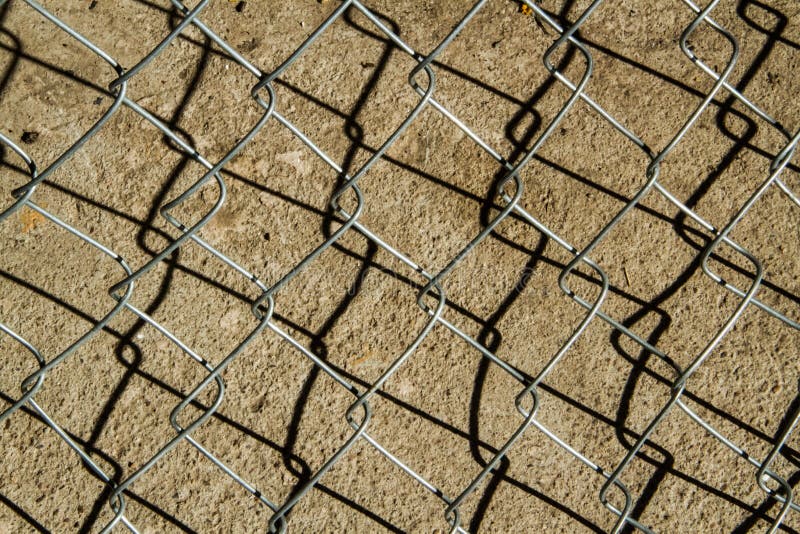 Barbed Wire and Iron Net Roll Stock Image - Image of chain, enclose ...