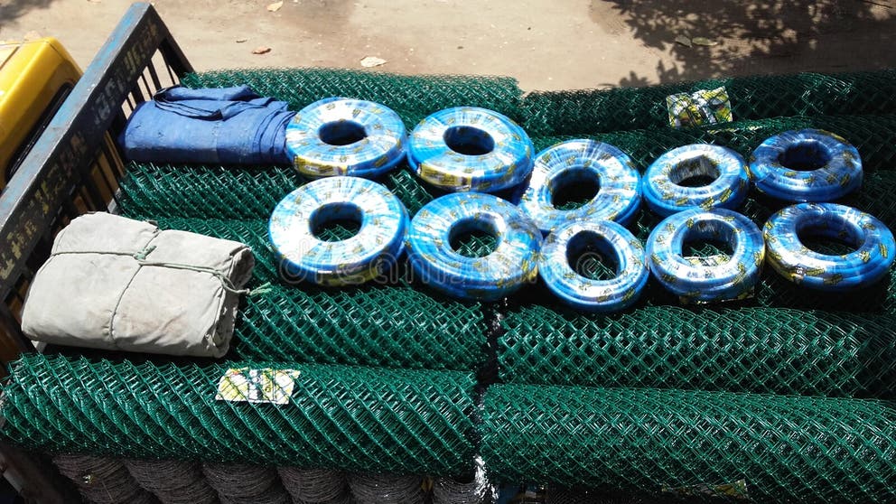 Iron nets stock image. Image of steel, industry, ready - 126076921