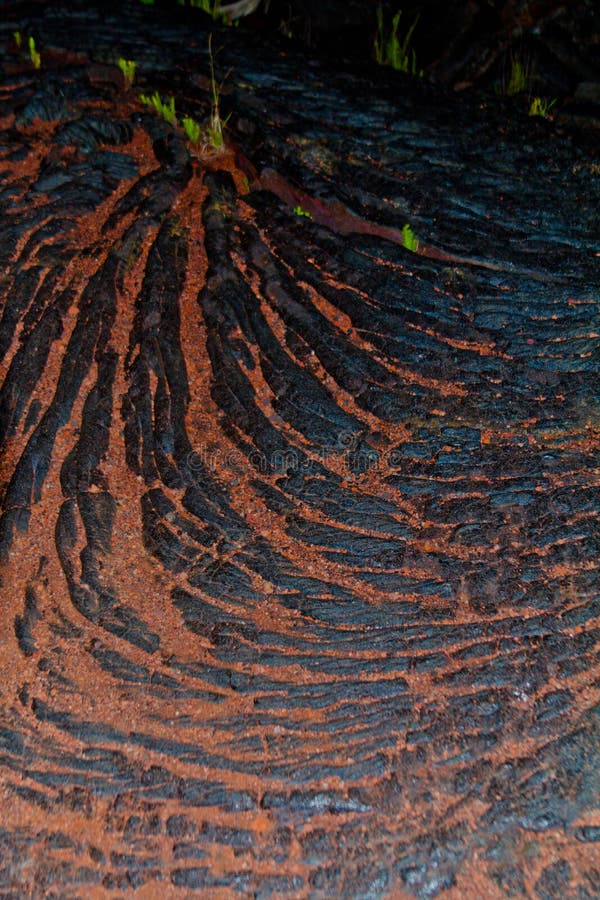 Iron Ore in Lava on the Big Island Stock Image - Image of island ...
