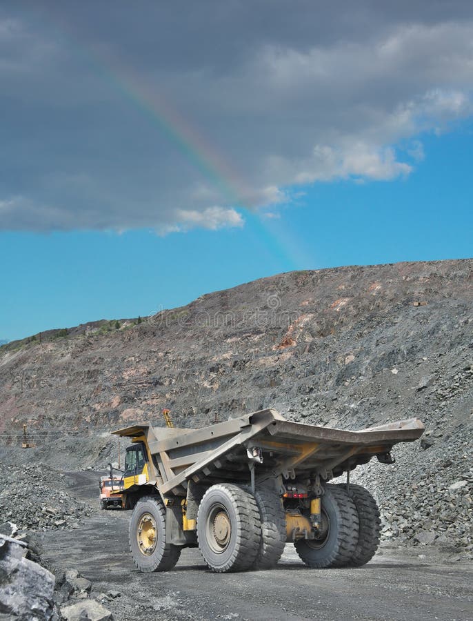Iron ore opencast stock photo. Image of large, resources - 71793224