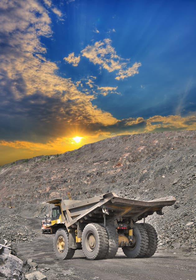 Iron ore opencast mining stock photo. Image of cast, site - 67363594