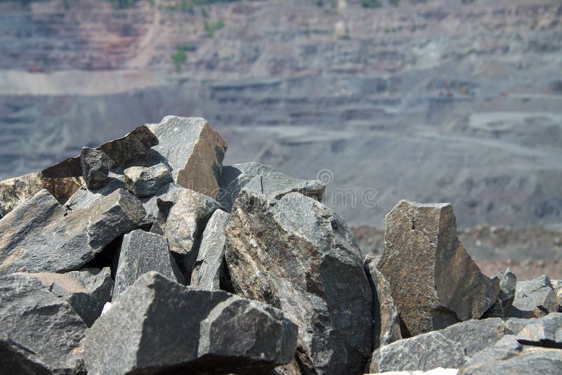 Iron ore stock image. Image of surface, view, industrial - 50817187