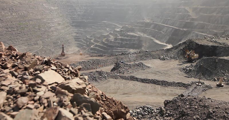 Development of an Iron Ore Mine. Preparing a Quarry for an Explosion ...