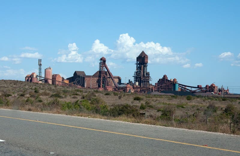 Iron ore terminal stock photo. Image of large, equipment - 18145236
