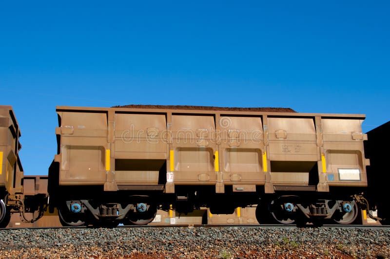 Iron Ore Train stock image. Image of railway, train - 120671555