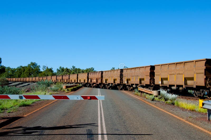 Iron Ore Train Rails stock image. Image of road, travel - 117192513