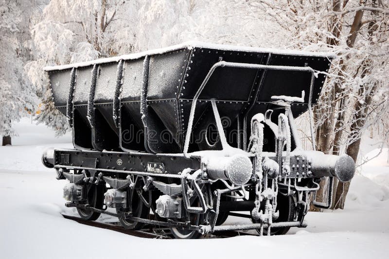 Iron ore wagon stock photo. Image of metal, electricity - 9409920