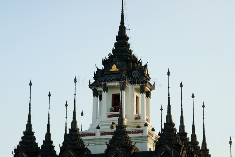 Iron Palace, Loha Prasat, Bangkok, Thailand. Editorial Stock Photo ...