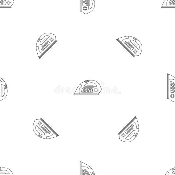Iron Pattern Seamless Vector Stock Vector - Illustration of iron, metal ...