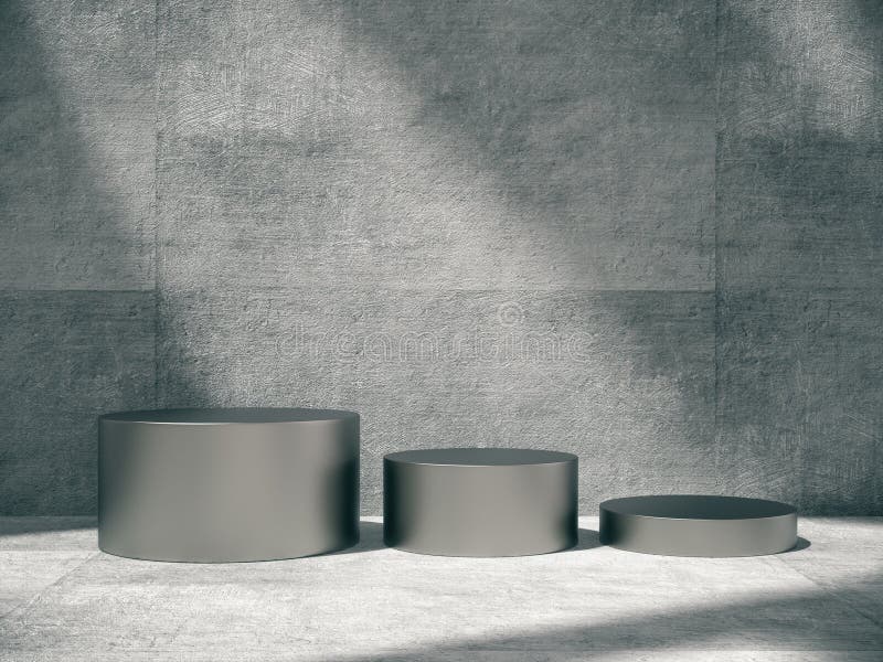 Iron Pedestal for Display, Platform for Design, Blank Product Stand ...