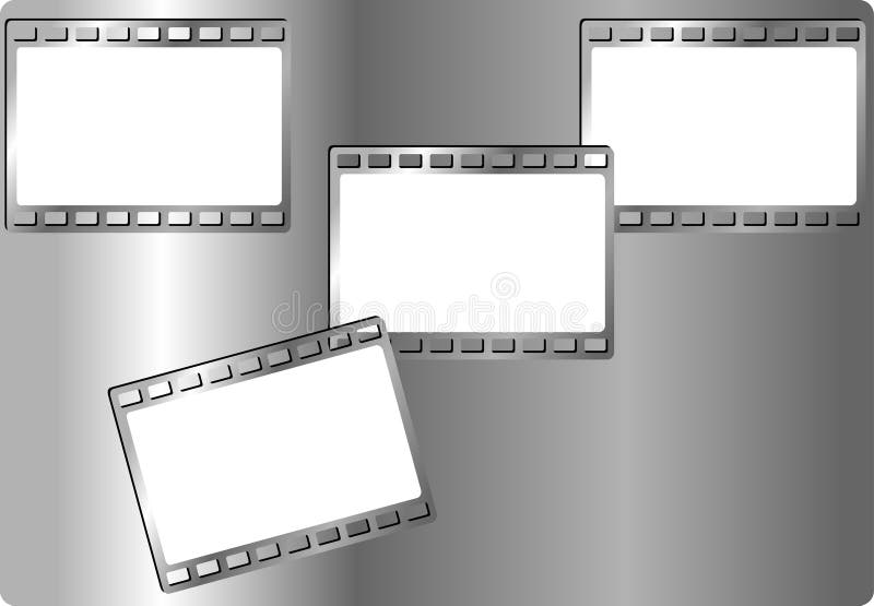 Iron Picture Frames for Photos Stock Illustration - Illustration of ...