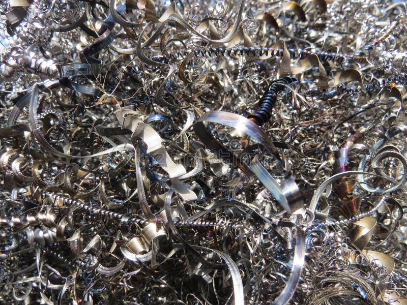 Iron Pieces of All Sizes and Shapes Stock Image - Image of metal ...