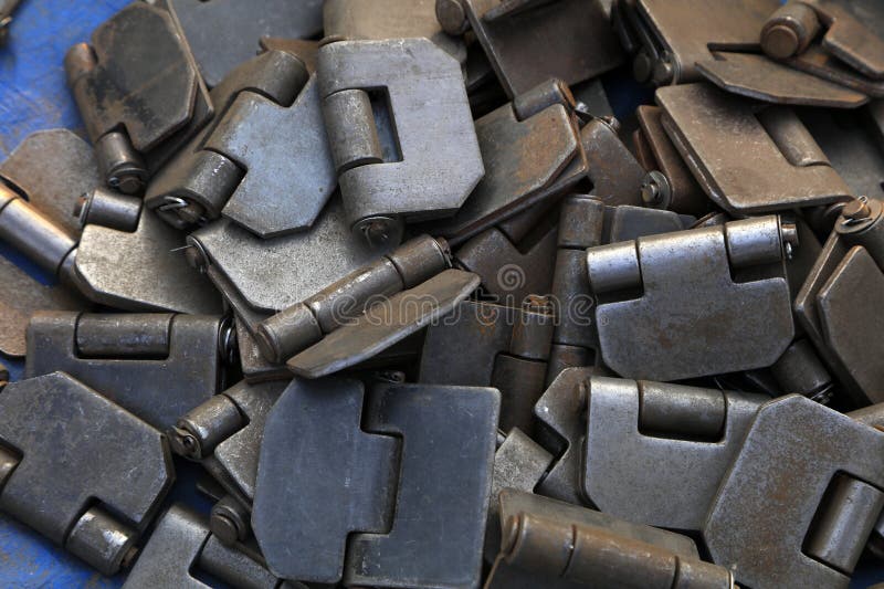 Iron piled up together stock image. Image of tools, metal - 386998171